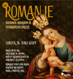 Romanje bolnikov, invalidov in ostarelih na Brezje, 15. 6. 2024 - Slovenska karitas